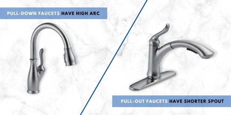 Pull-Down VS Pull-Out Kitchen Faucet - Sanitary Supply