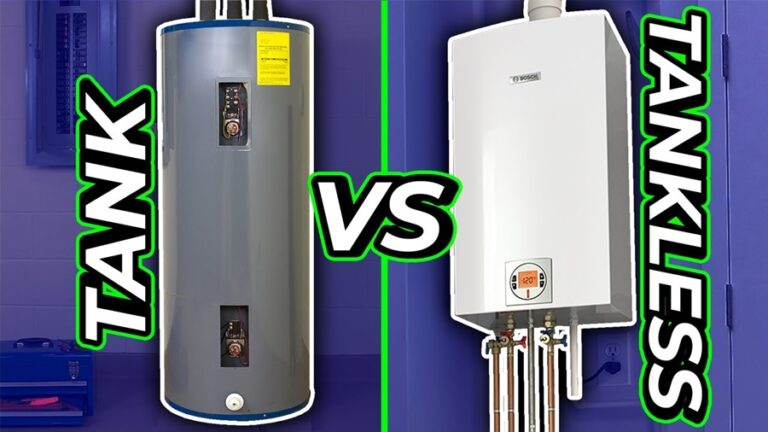 Tank vs Tankless Water Heater - Sanitary Supply